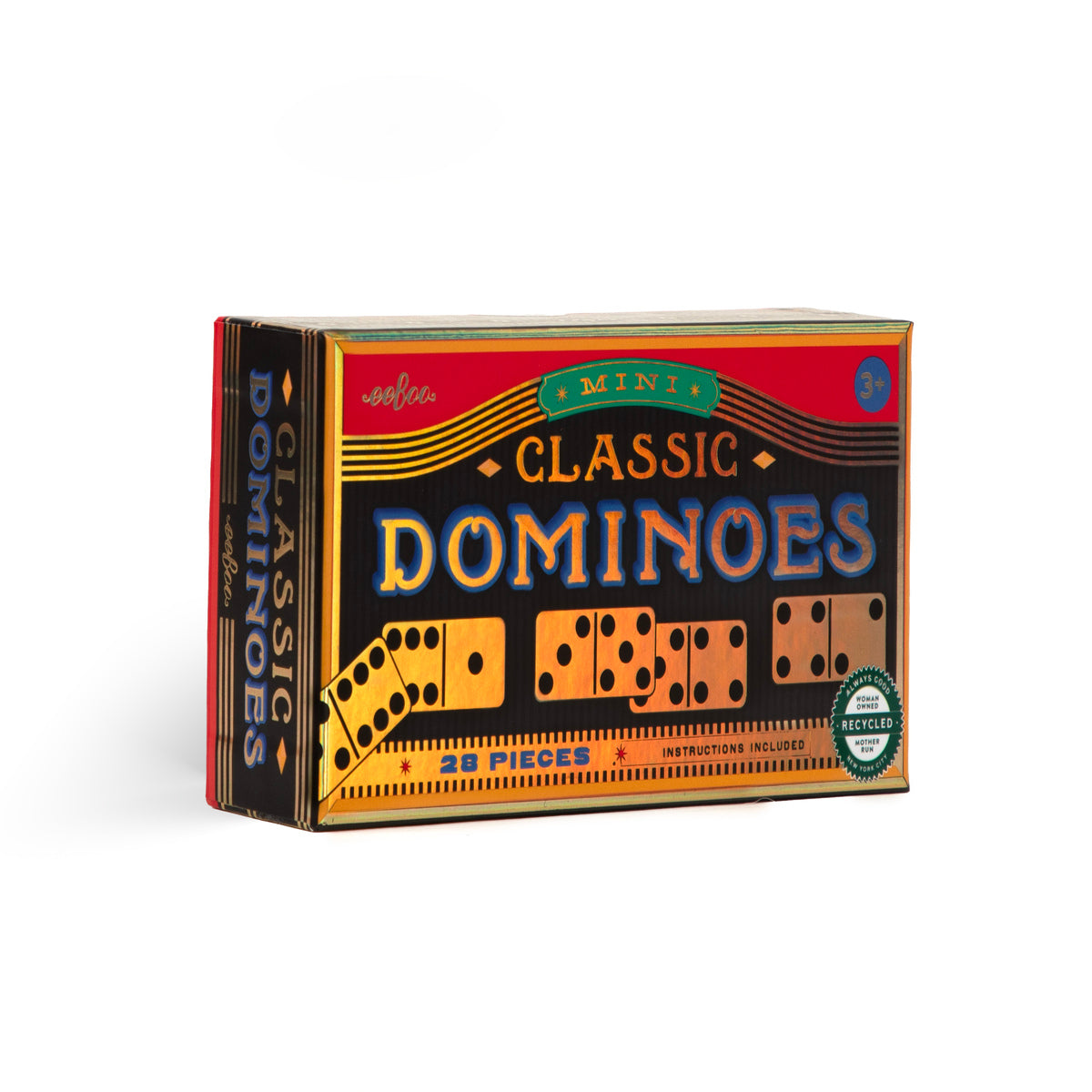 Classic Mini Dominoes | eeBoo – The Curious Bear Toy & Book Shop
