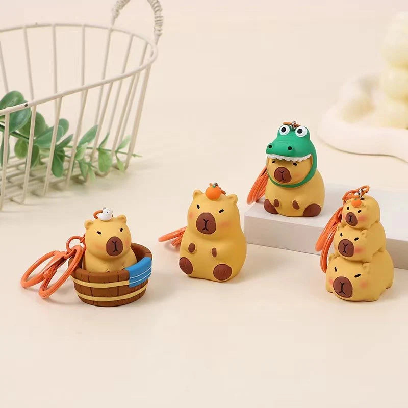 Capybara Key Charm – The Curious Bear Toy & Book Shop