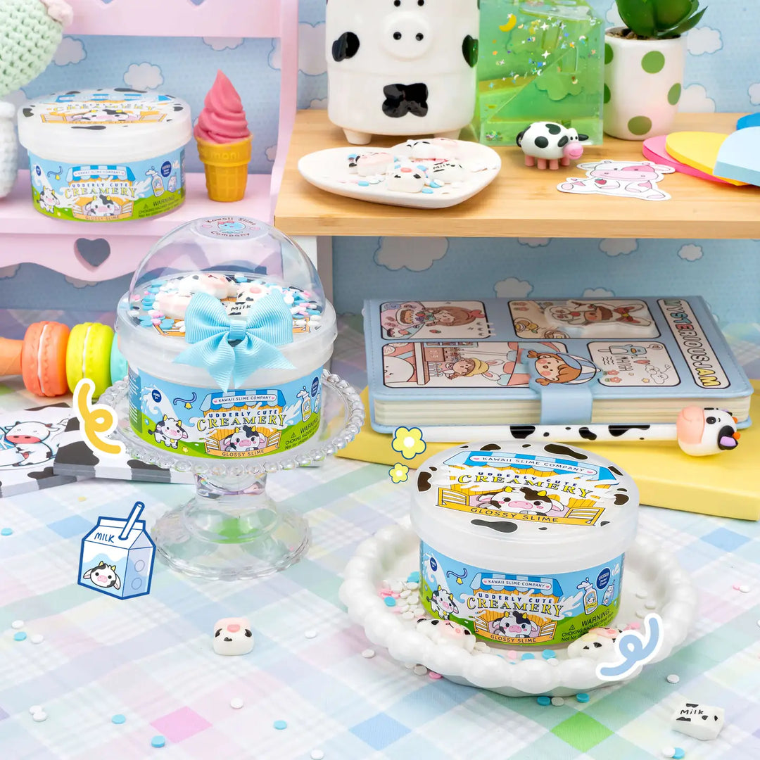 Udderly Cute Creamy Glossy Slime | Kawaii Slime Company – The Curious ...